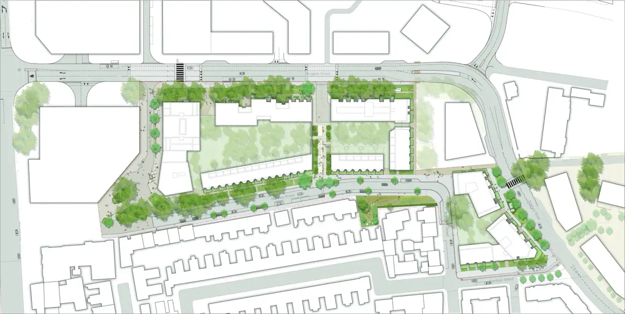 Plans submitted for first phase of Heygate Estate - News - Gillespies