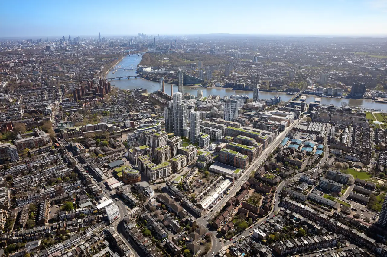 Plans submitted for the redevelopment of Fulham Gasworks - News - Gillespies