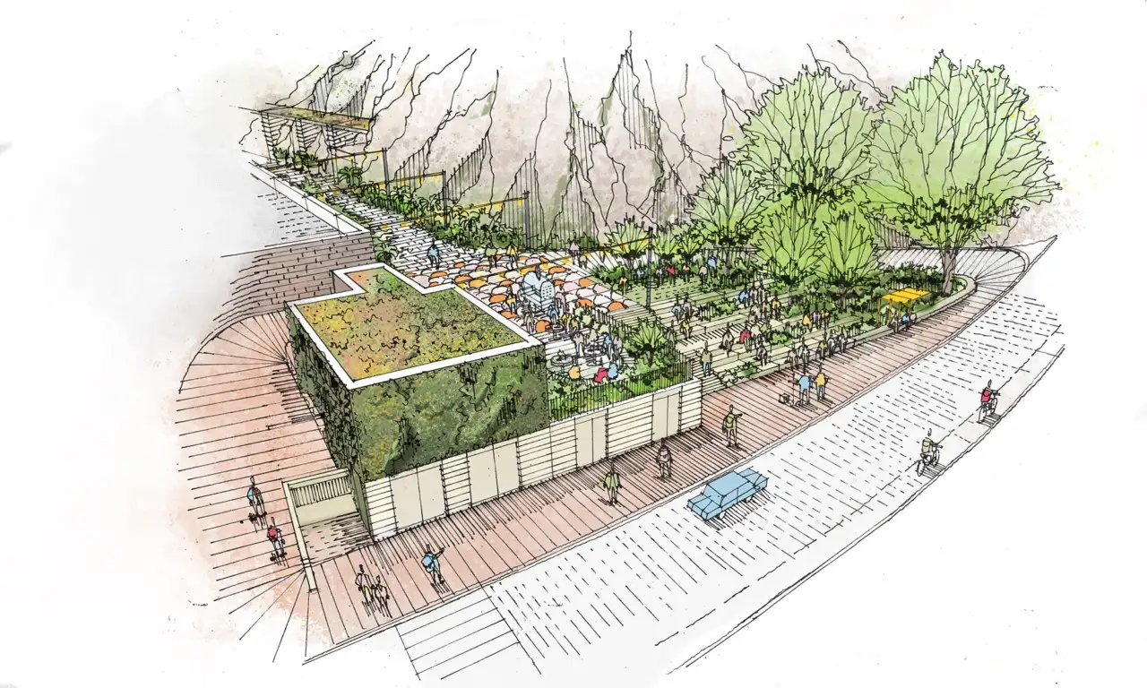 Plans submitted for improved public access to Fort Regent from Snow ...