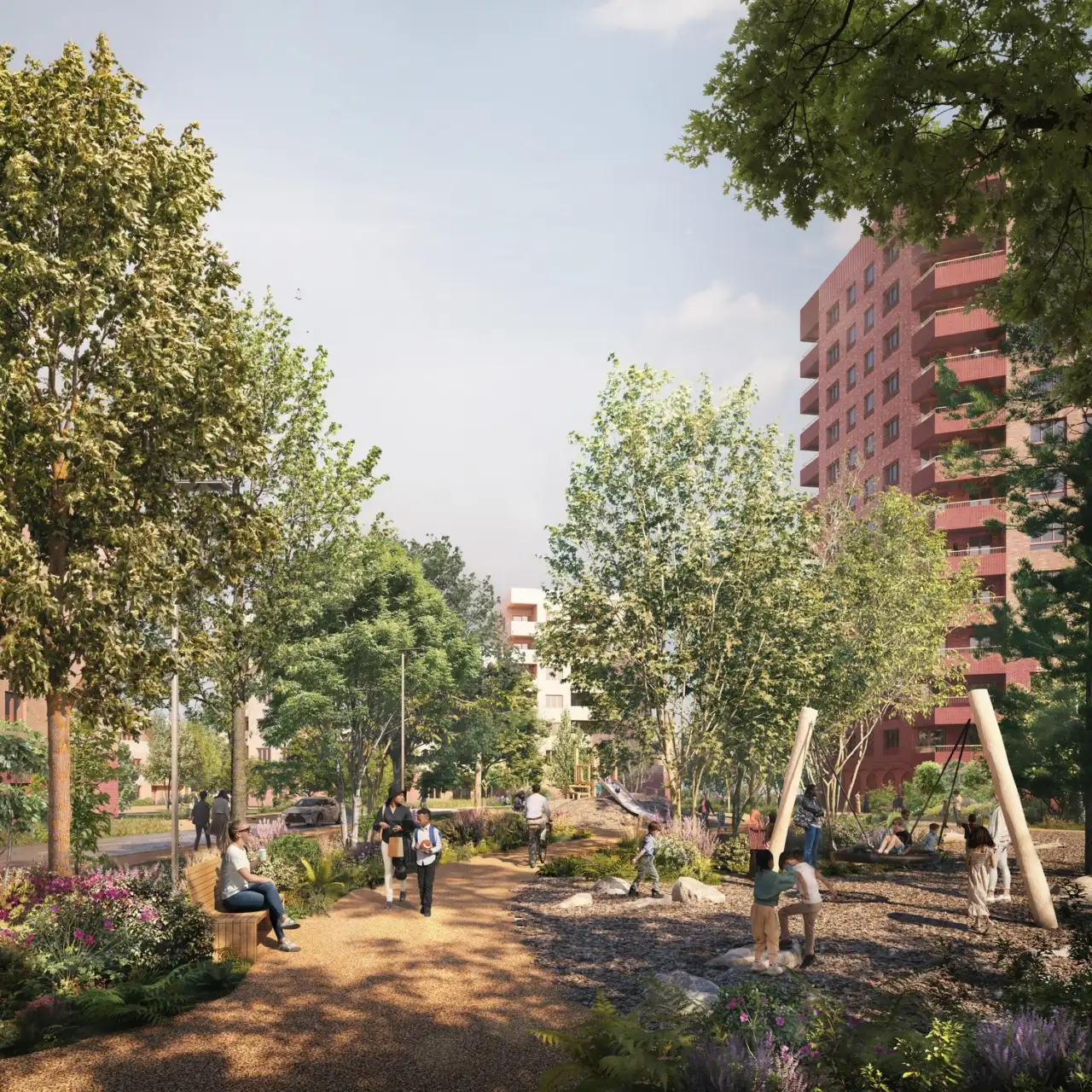 Plans submitted for the regeneration of the Convent Way Estate in west ...
