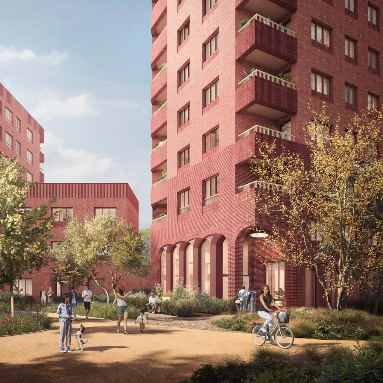 Plans submitted for the regeneration of the Convent Way Estate in west ...