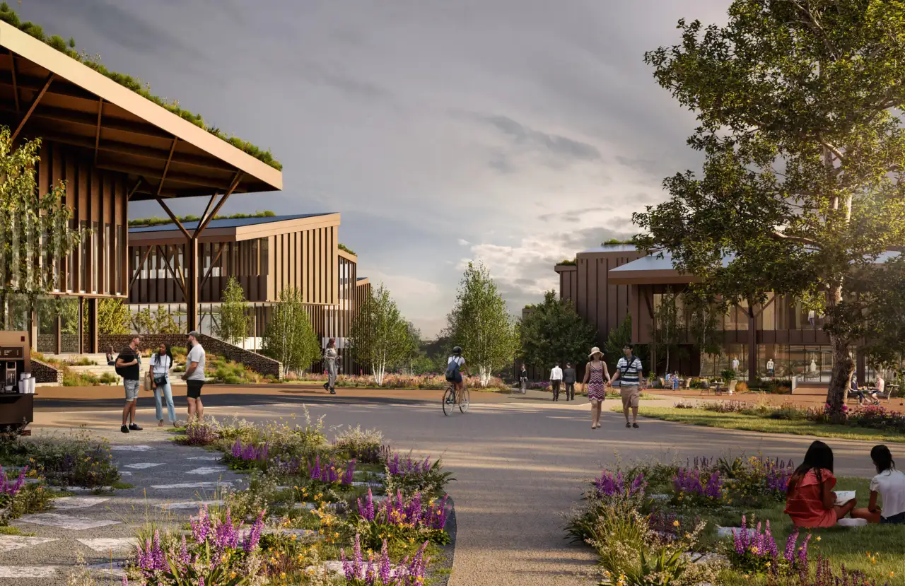 Gillespies and Make reveal plans for Bushfield, a pioneering knowledge ...