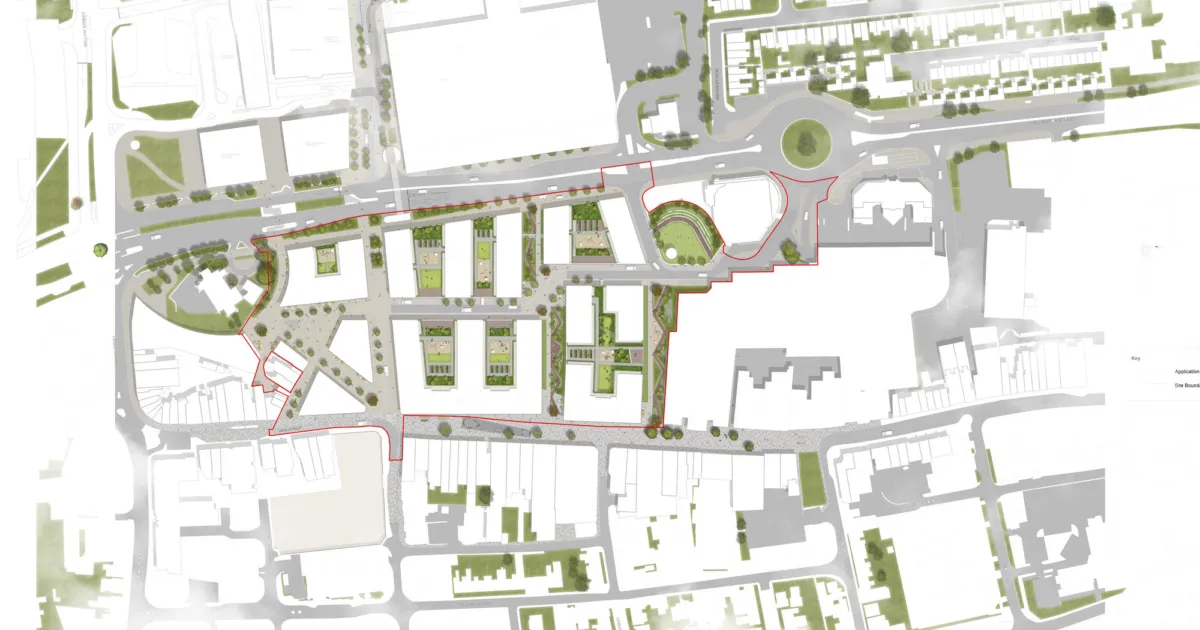 Plans submitted for redevelopment of Slough town centre - News - Gillespies