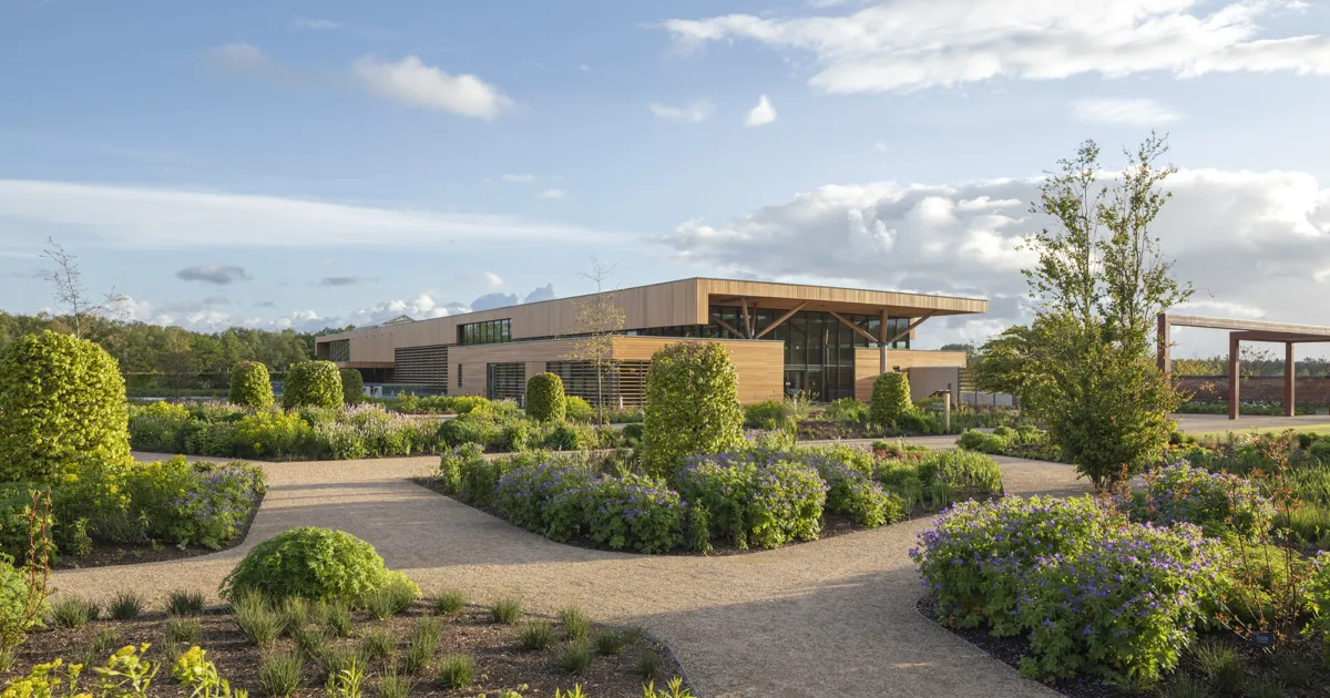 RHS Bridgewater Welcome Building shortlisted in the 2022 International ...