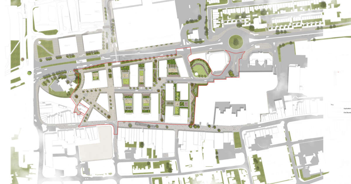 Plans submitted for redevelopment of Slough town centre - News - Gillespies
