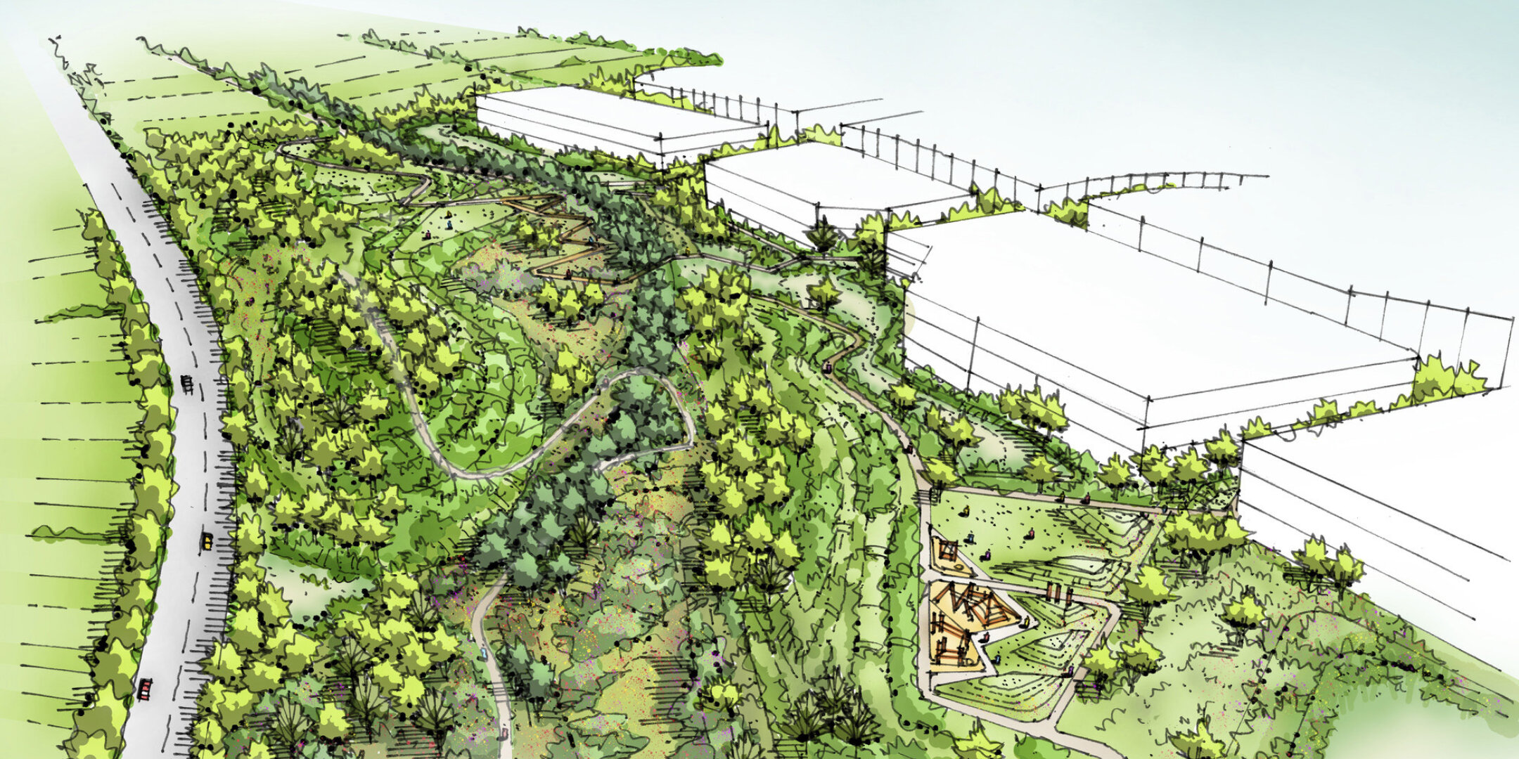 Eddington Sustainable Community - Projects - Gillespies - Landscape ...