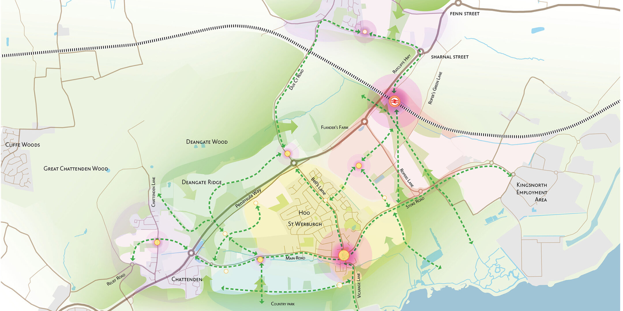 Hoo Development Framework - Projects - Gillespies - Landscape ...