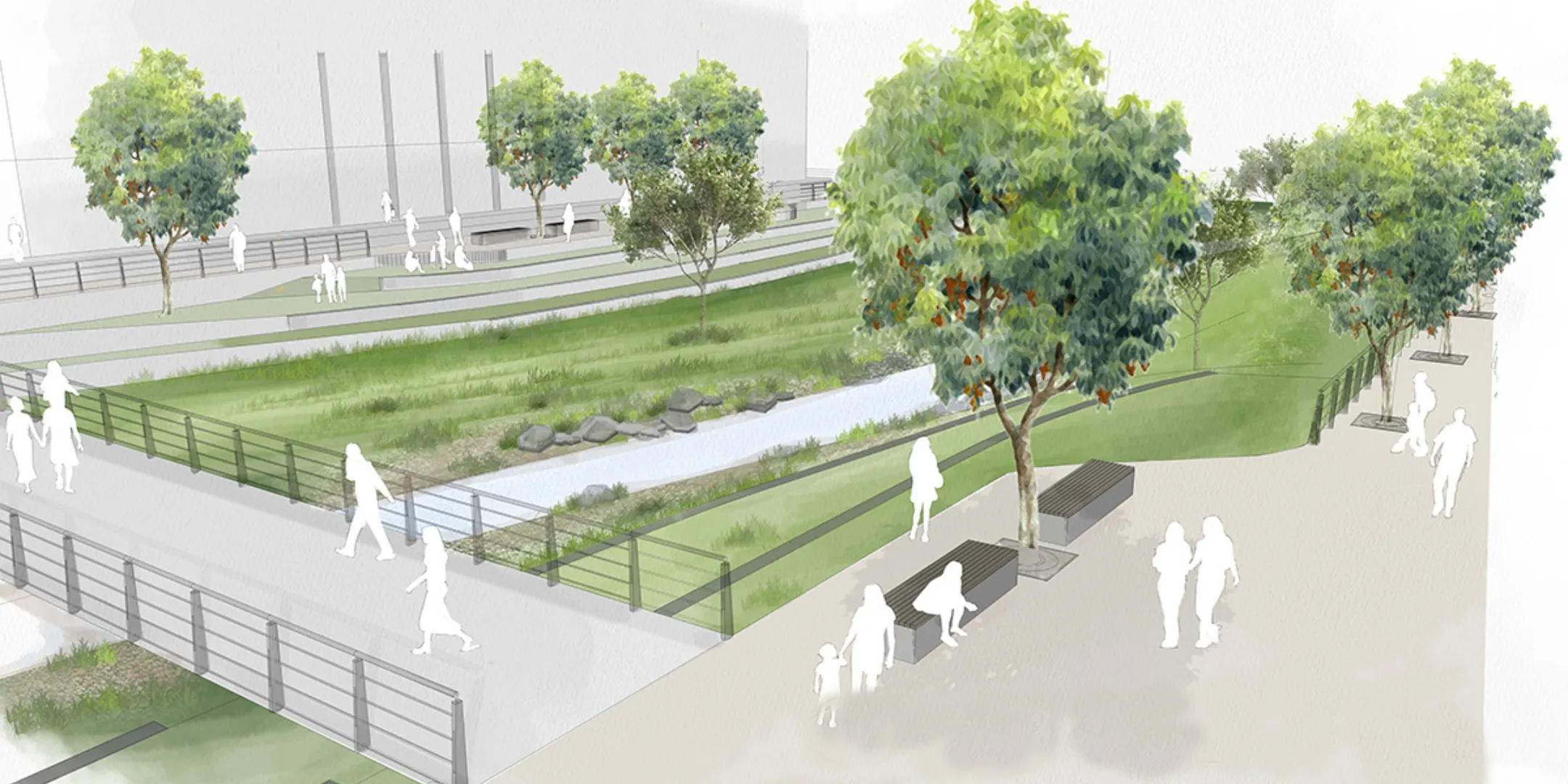 River Rea Landscape Vision - Projects - Gillespies - Landscape ...