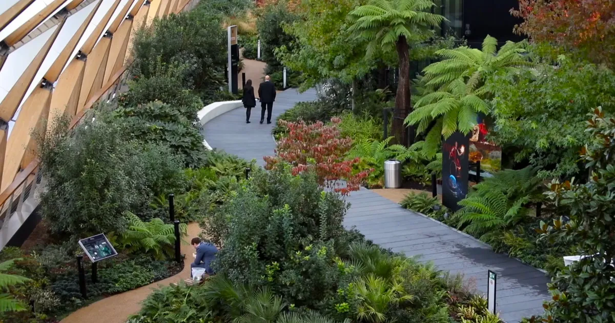 Crossrail Place Roof Garden - Projects - Landscape Architecture ...